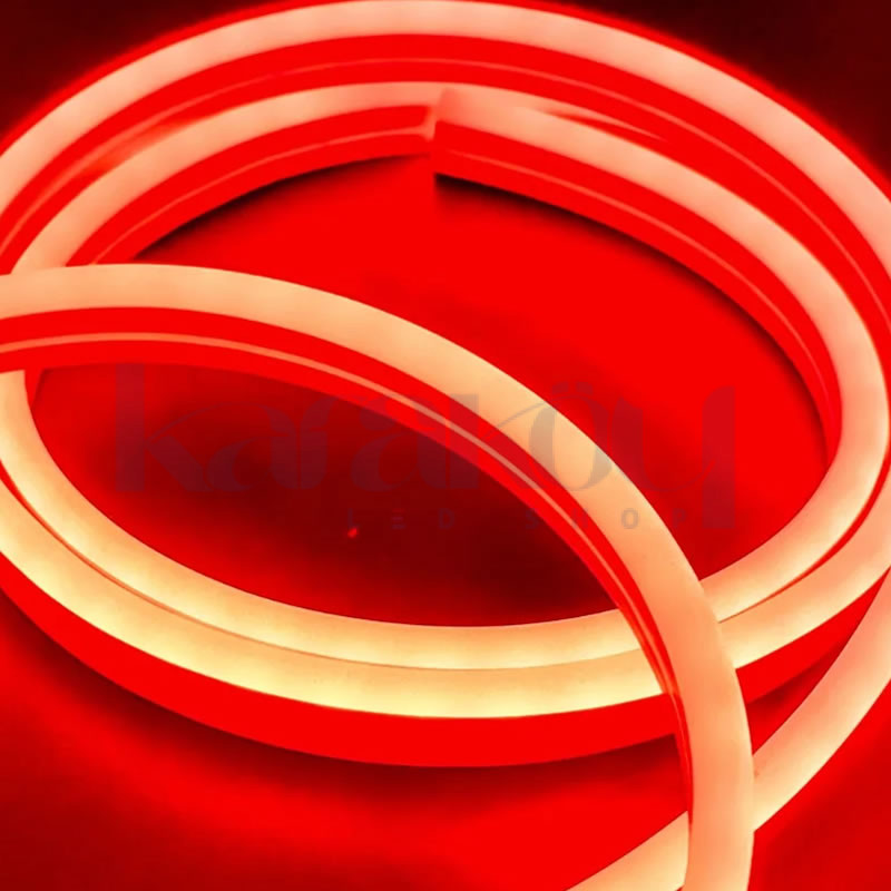 24 Volt 8x16 mm 1S IP67 Neon Led Kırmızı | Karaköy Led Shop