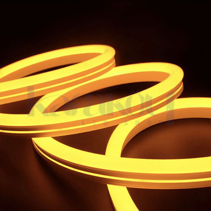 24 Volt 8x16 mm 1S IP65 Neon Led Amber | Karaköy Led Shop