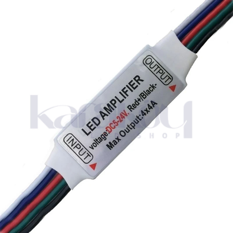 5-24V RGB Led Mini Sinyal Güç Yükseltici 12A | Karaköy Led Shop