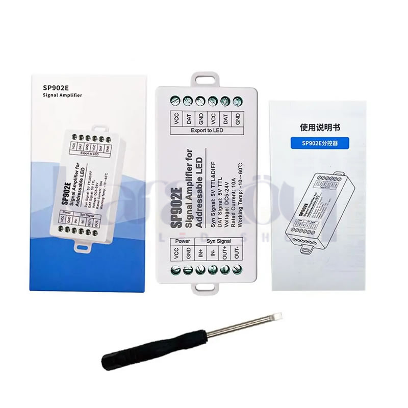 SP902E Pixel Led Sinyal Güçlendirici 5-24V | Karaköy Led Shop