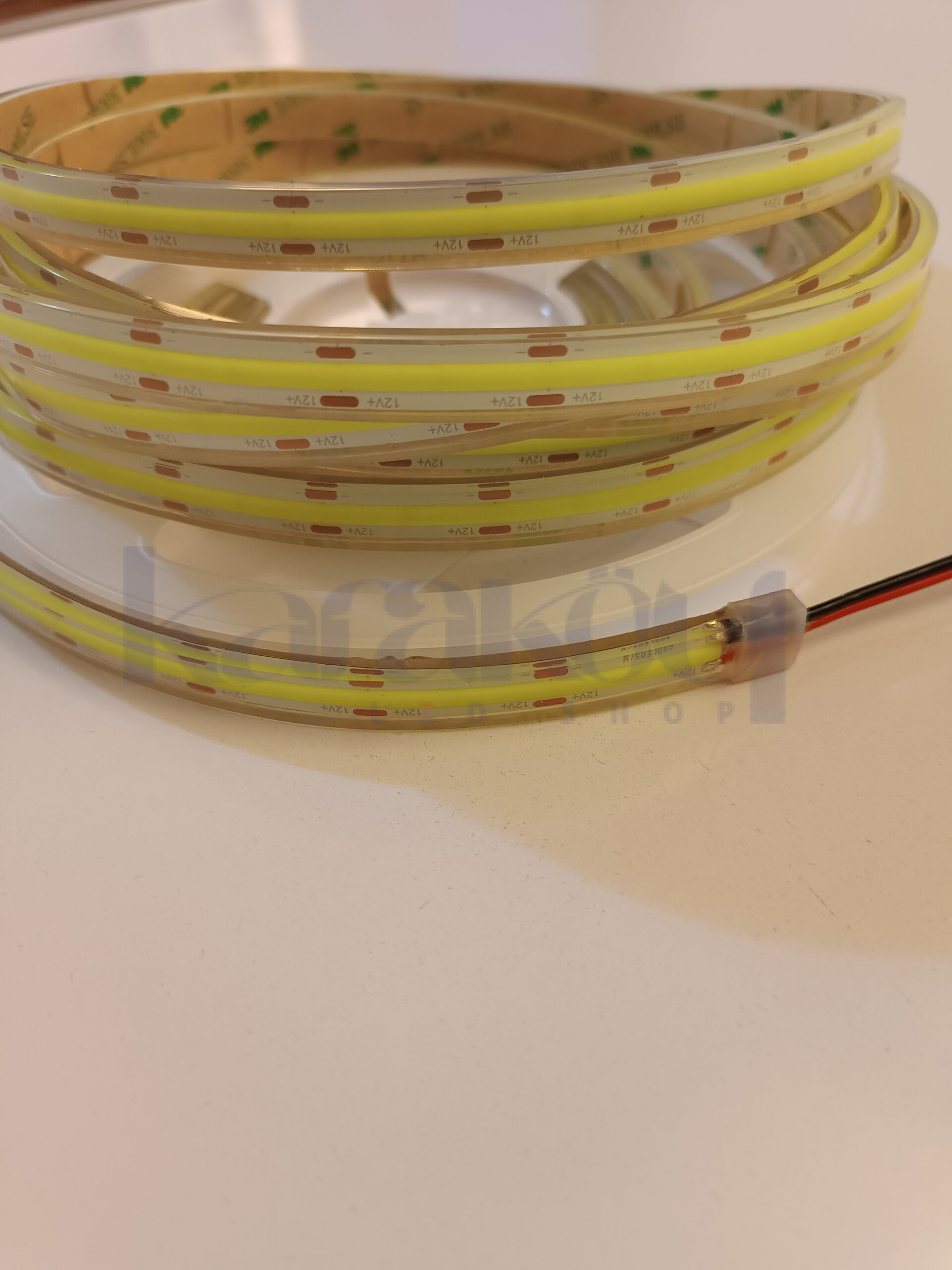 12V IP68 480 Ledli Cob Şerit Yeşil (5mt.) | Karaköy Led Shop