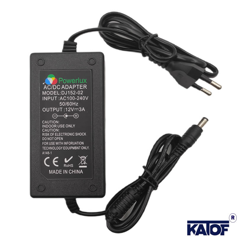 12 Volt 3 Amper Masa Tipi Plastik Adaptör | Karaköy Led Shop