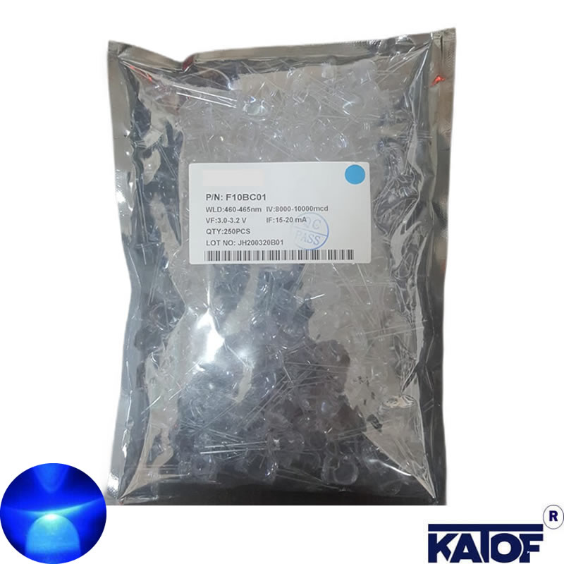 10mm Diffused Mavi Round Dip Led 8000-10000mcd (250 Adet) | Karaköy Led ...