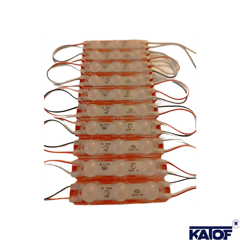 12 Volt 1.5 Watt Kırmızı IP65 Lensli Modül Led (10 Adet) | Karaköy Led Shop