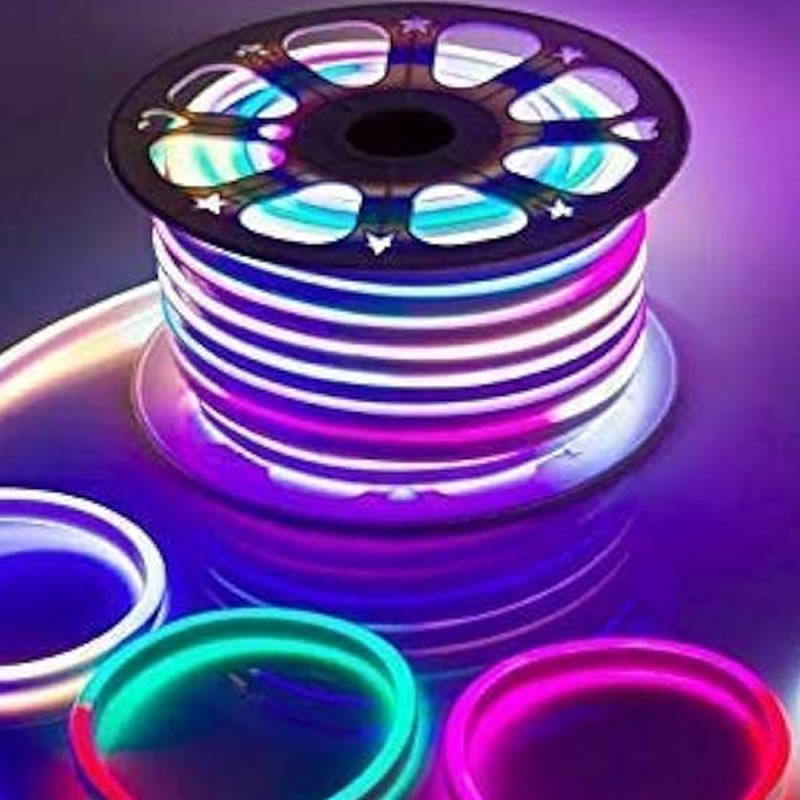 24V 11×22mm WS2811 RGB Piksel Neon Led (25 Metre) | Karaköy Led Shop