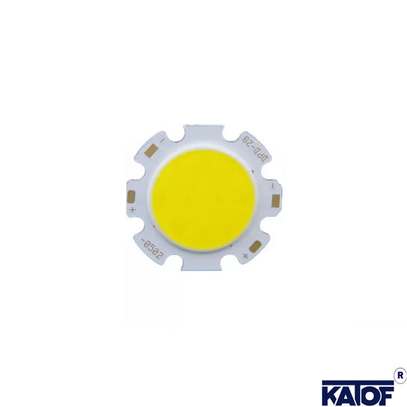 12Volt 5Watt Beyaz 26mm Power Cob Led (5 Adet) | Karaköy Led Shop