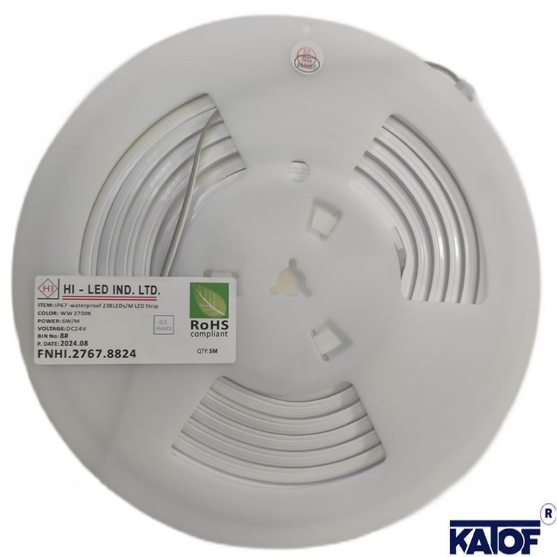 24 Volt 8x8 mm IP67 Neon Led Gün Işığı (5mt) | Karaköy Led Shop