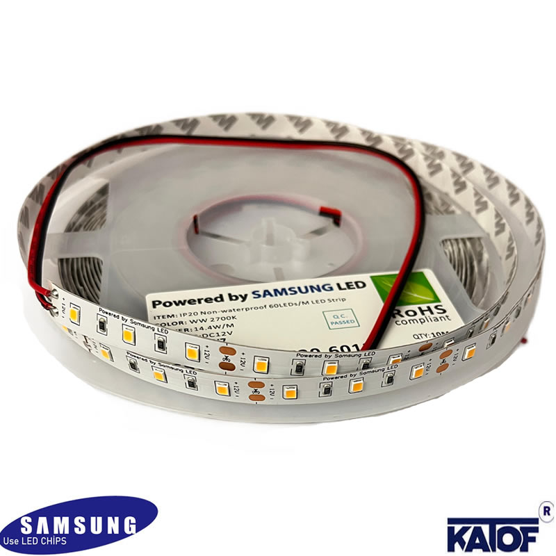 Samsung 12V 2835smd 2700Kelvin Tek Çip 60led (10 metre) | Karaköy Led Shop