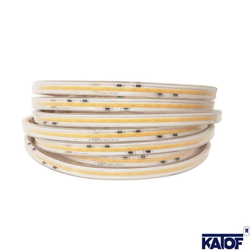 12V IP68 Gün Işığı 480 Ledli Cob Şerit Led (5 mt.) | Karaköy Led Shop