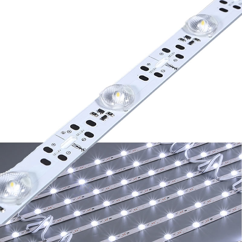 12 Volt 12 Ledli 12 Watt Mercekli Aluminyum Çubuk Led (Lightbox ...