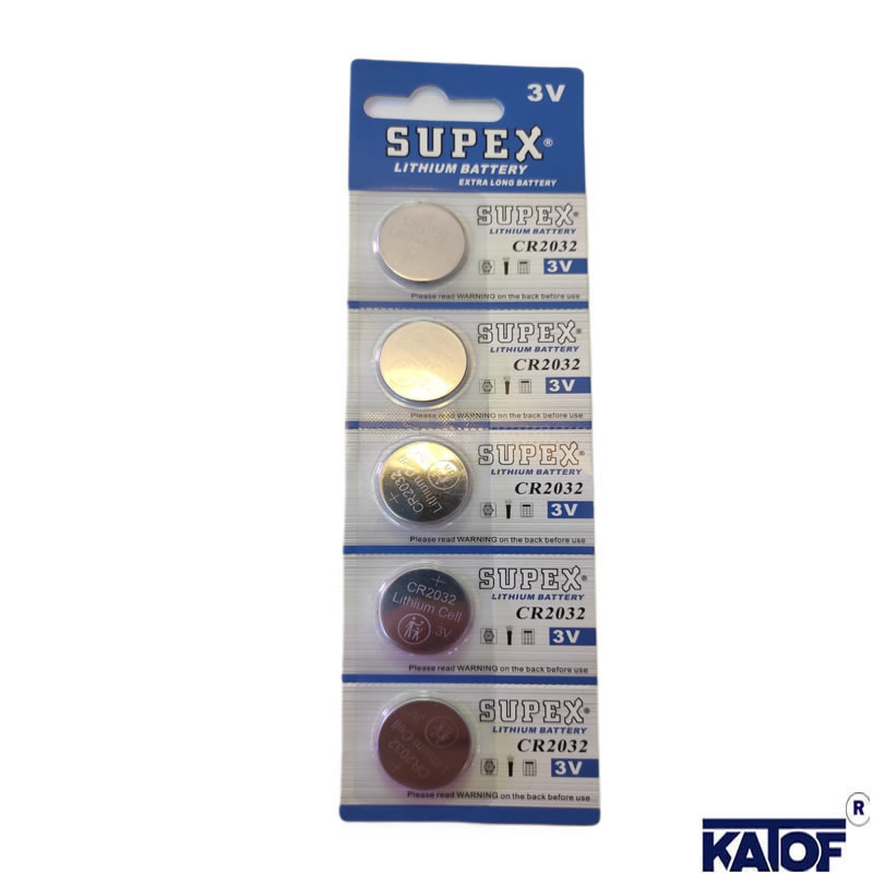 CR2032 3 Volt Yassı Pil 5'li Paket | Karaköy Led Shop
