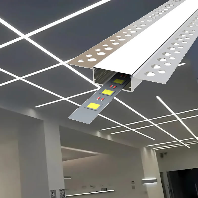 3.2cm 3mt Düz Trimless Led Profil | Karaköy Led Shop