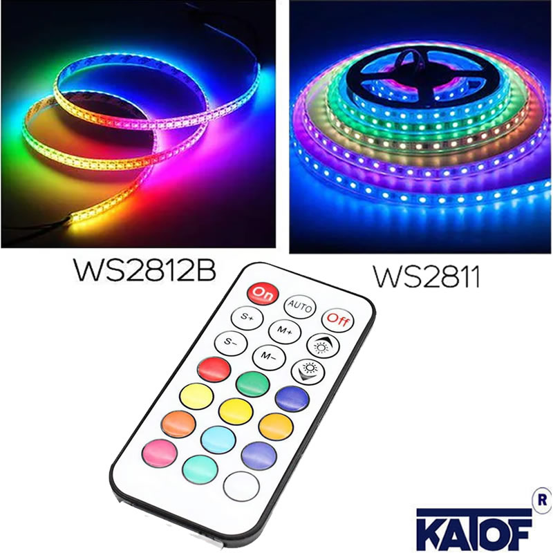 RGB Pixel Led 21Tuşlu Rf Kumandalı Kontrol Modülü | Karaköy Led Shop