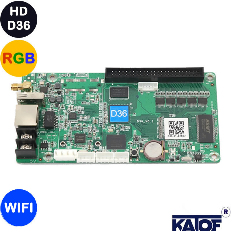 HD D36 HUB75 Wi-fi Destekli RGB Led Panel Kontrol Kartı | Karaköy Led Shop